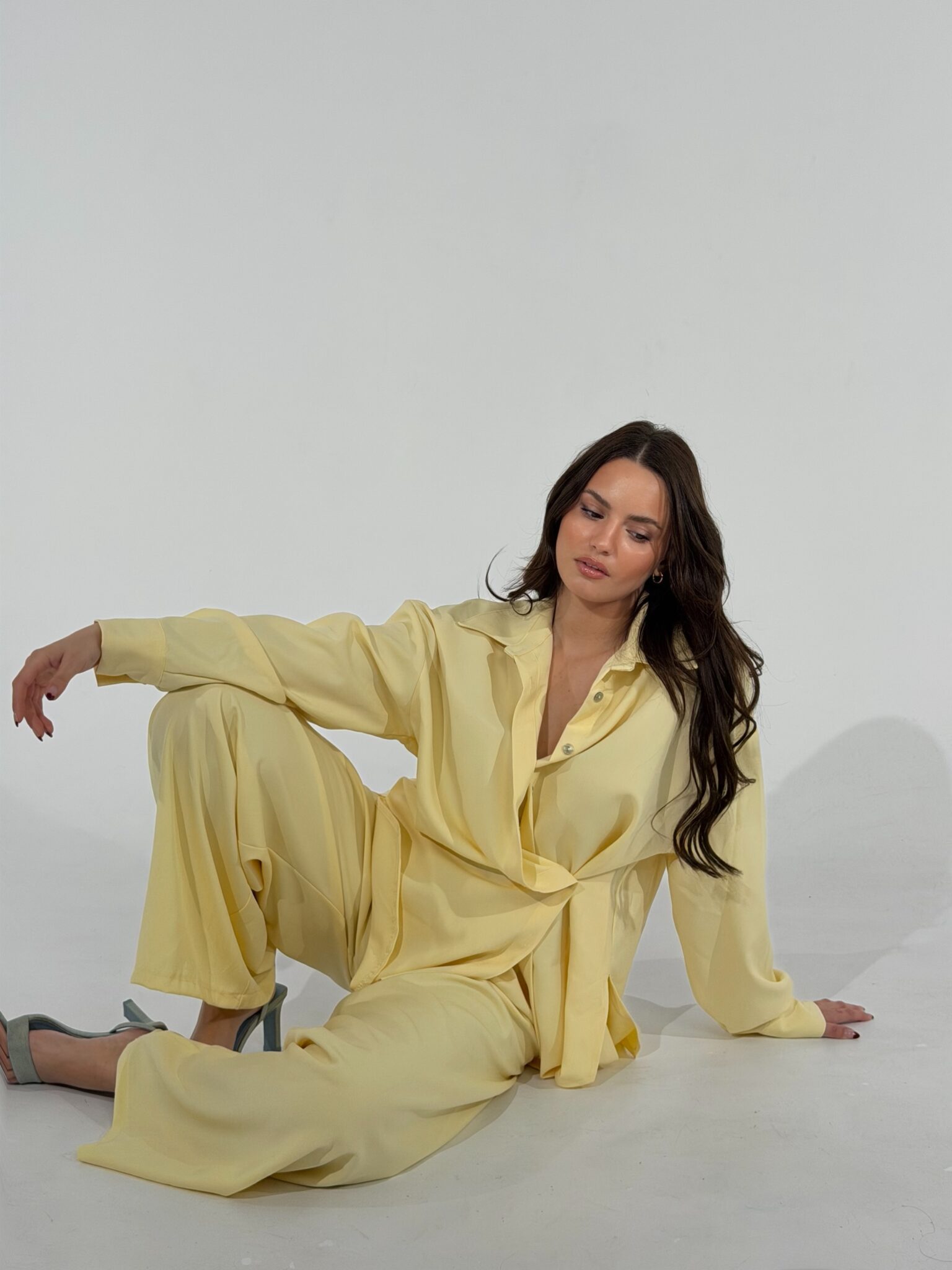 Calliope Shirt Set Κίτρινο - Muse.clo